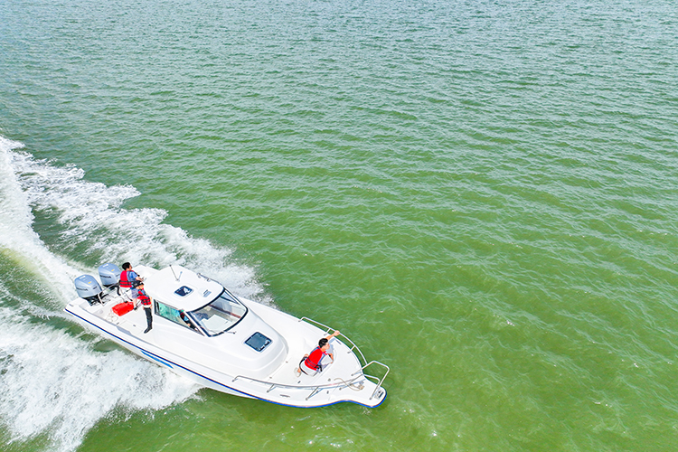 Fiberglass fishing boat with cabin for sale, passenger boats - Times ...