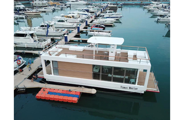 14.6 Meter Fiberglass House Boats 48 Feet - Times Marine Boat